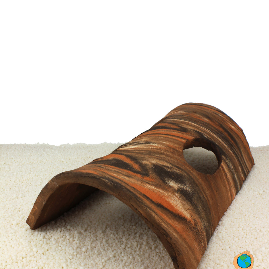 Half-Logs Mixcolour – Ceramic Hiding Caves for Aquarium & Terrarium ...